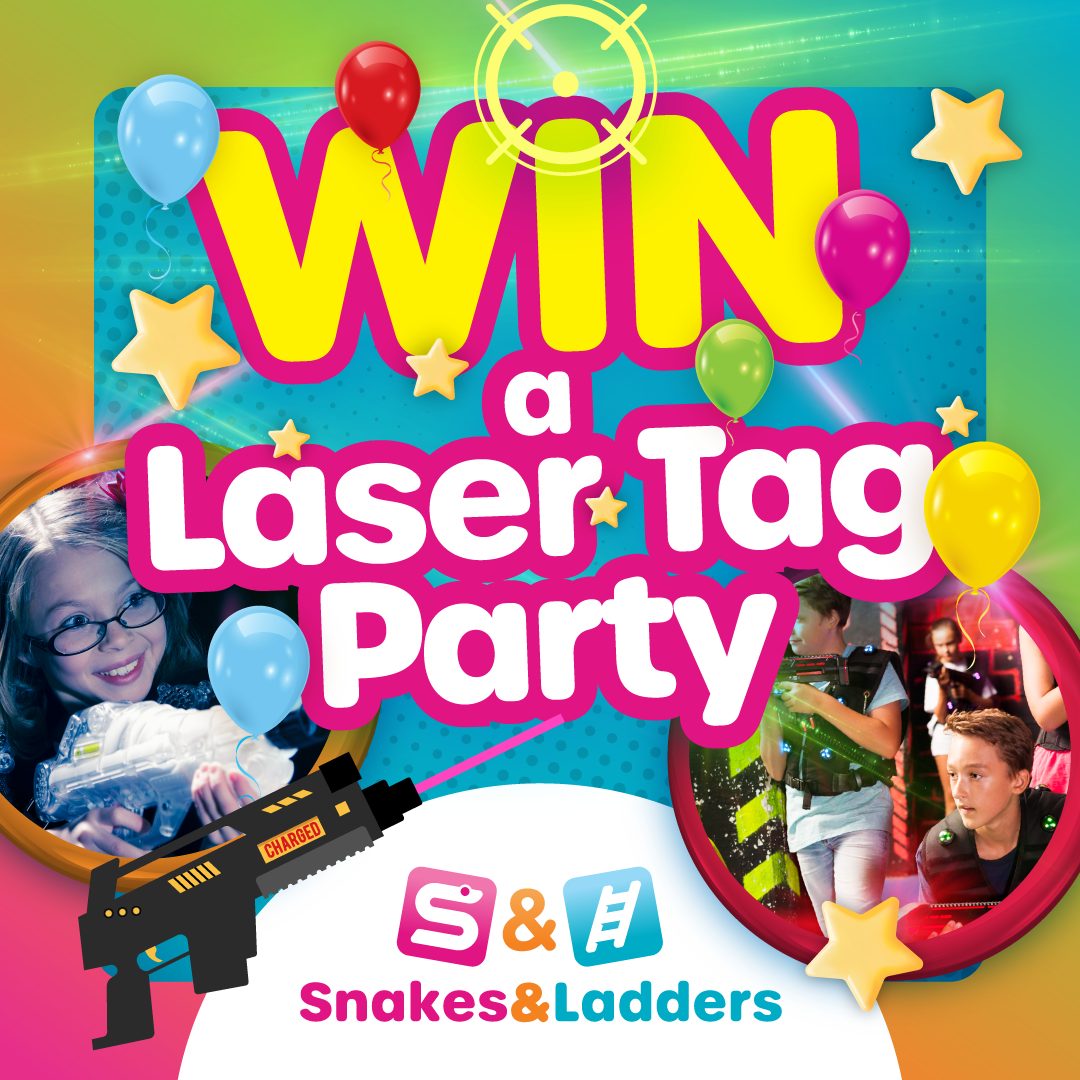 WIN A FREE LASER TAG PARTY! - Snakes and Ladders